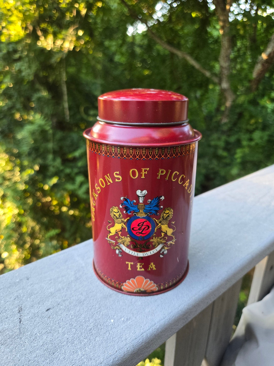Vintage Jacksons of Piccadilly Tea Tin - Etsy