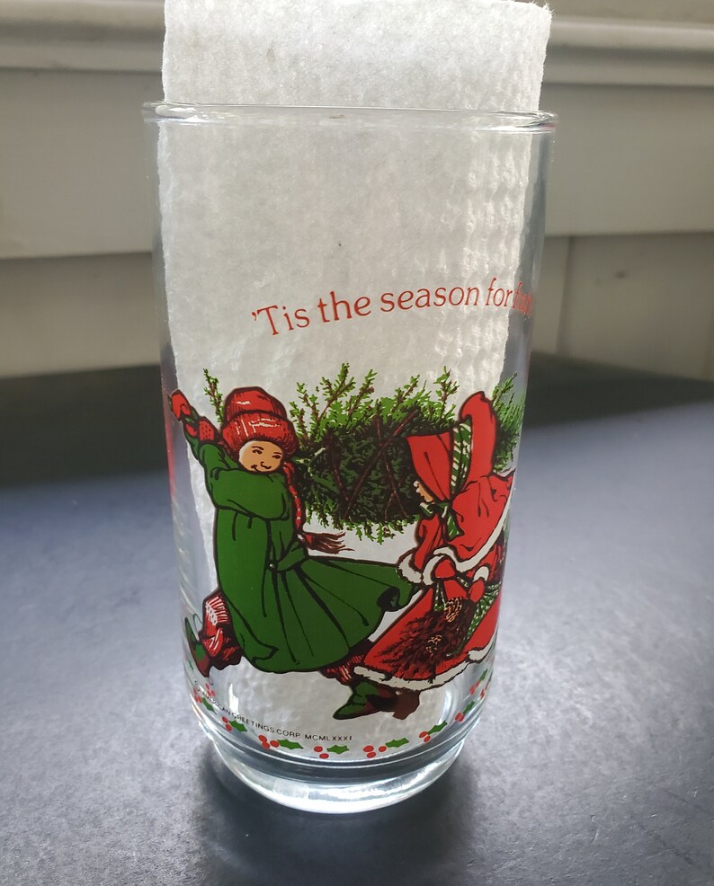 Coca Cola And Holly Hobbie Limited Edition Christmas Glass From Etsy