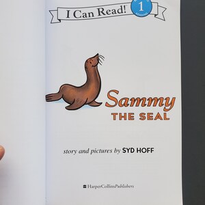 Sammy the Seal by Syd Hoff - 2000 Softcover Scholastic Edition - Etsy