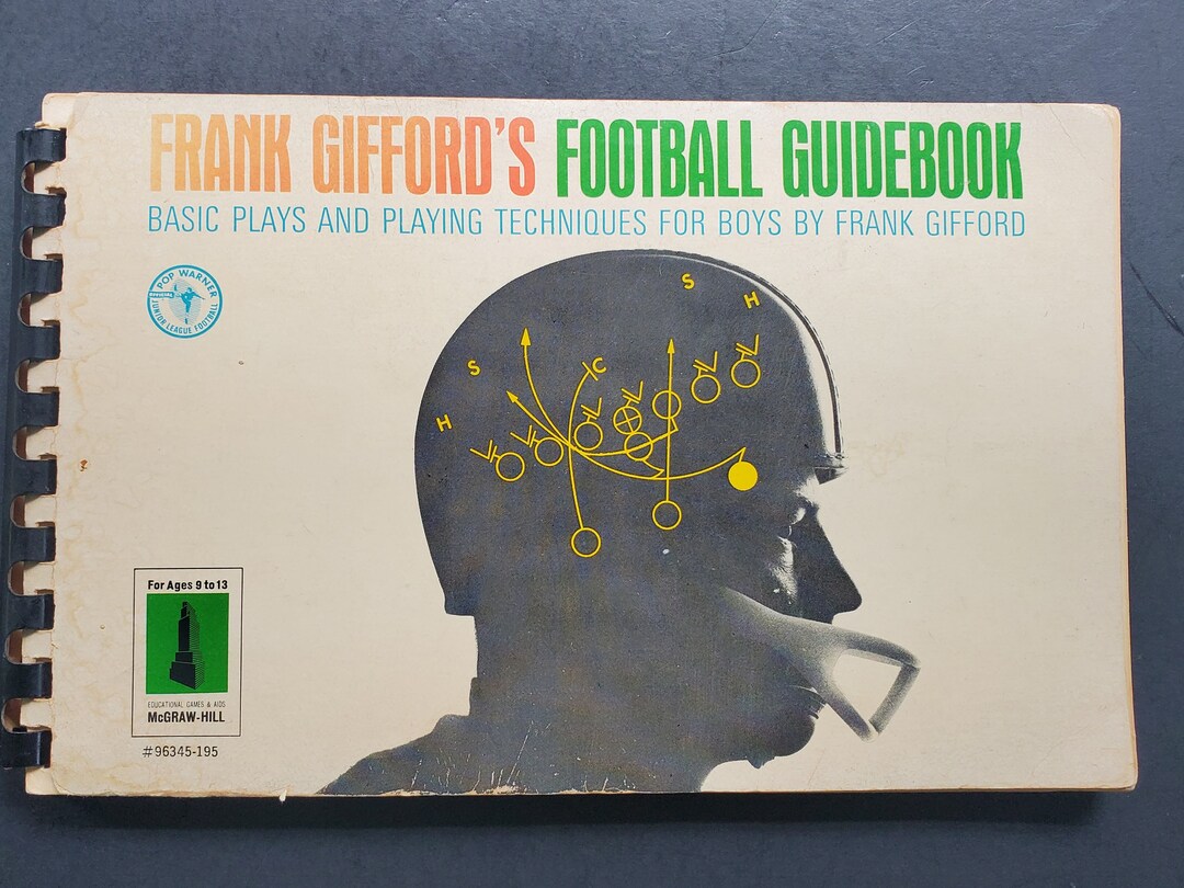 Frank Gifford's Football Guidebook - 1965 - Etsy