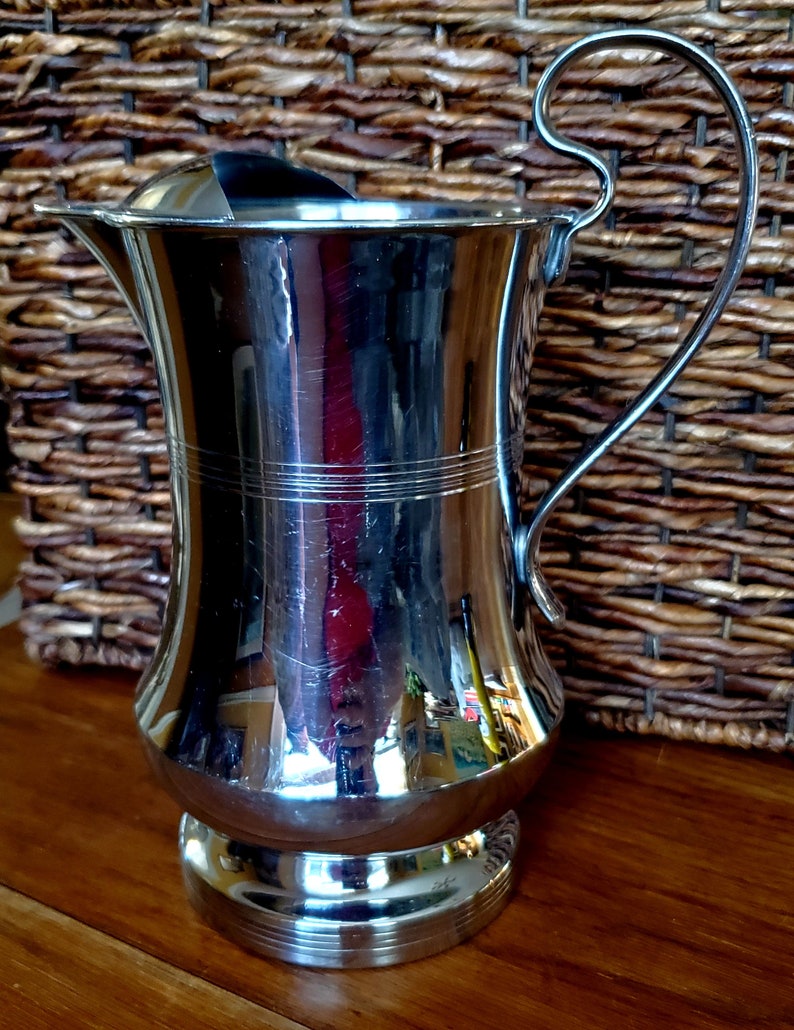 Vintage 1940's Farberware Art Deco Chrome Pitcher - Etsy