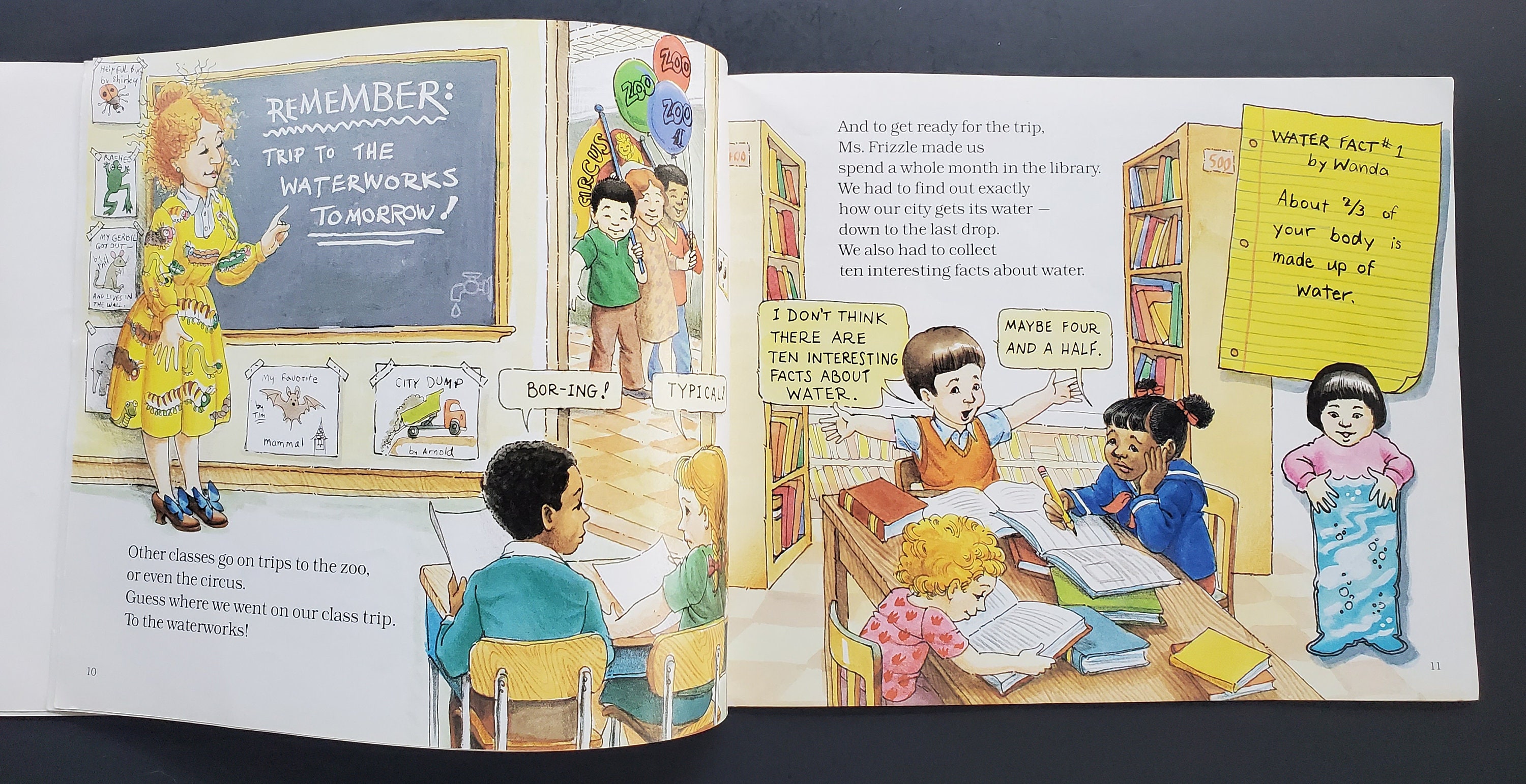 The Magic School Bus at the Waterworks 1986 Softcover - Etsy