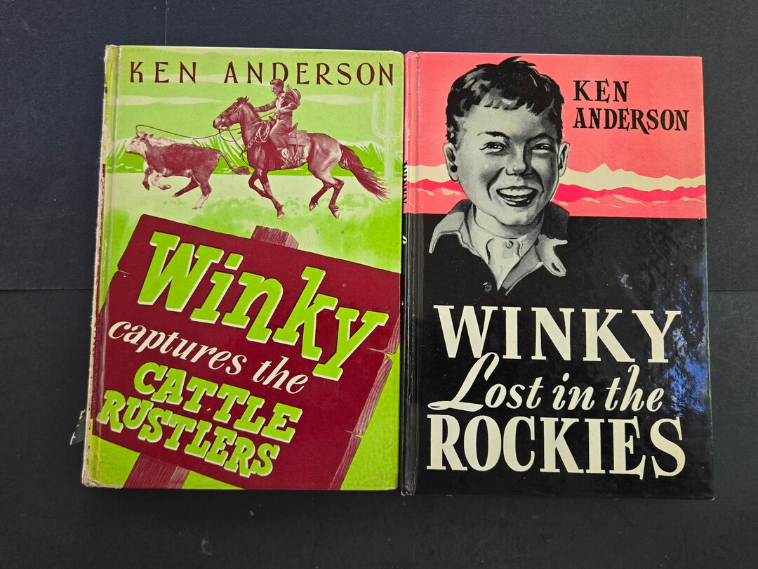 1940s-1950s Winky Series Books by Ken Anderson - Winky Captures the ...