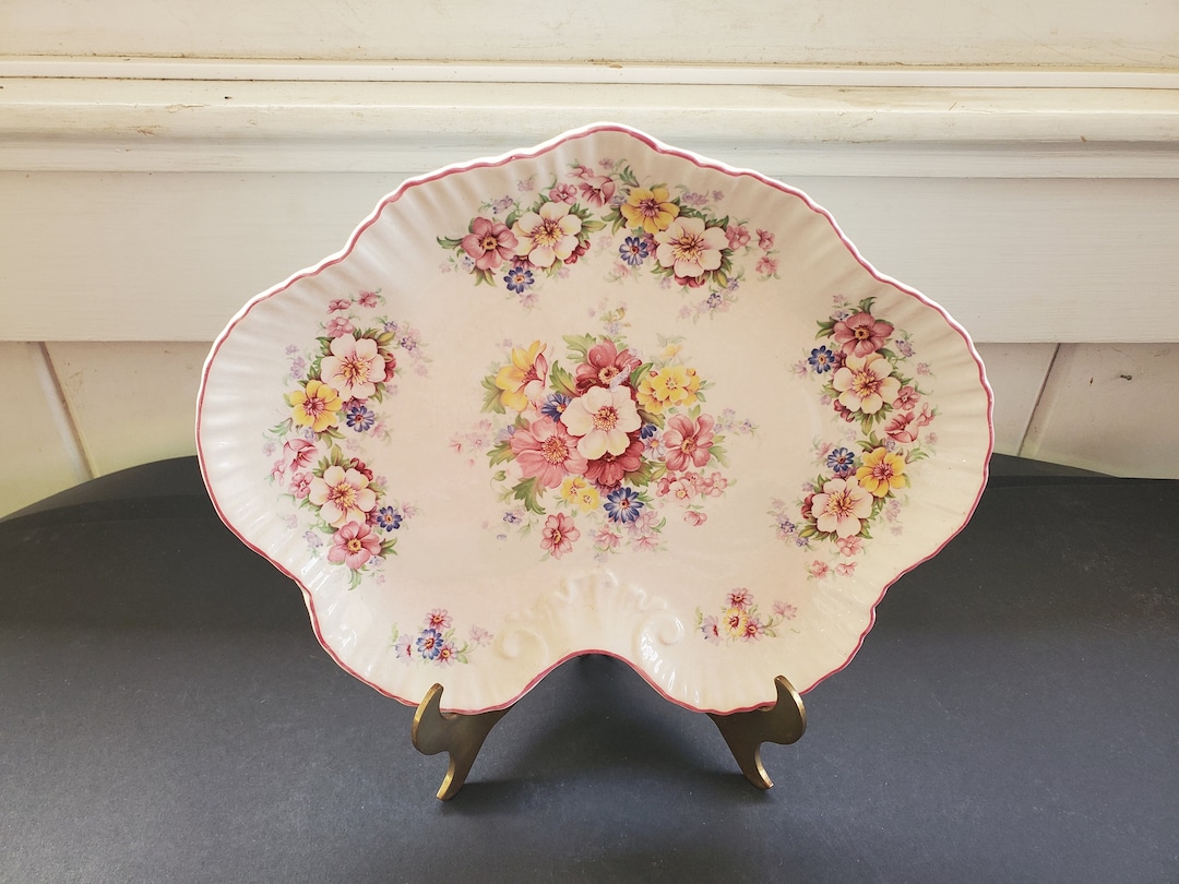 Vintage James Kent Old Foley Serving Plate - Floral Melody - Etsy