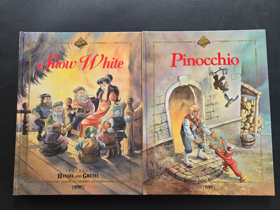 Snow White and Pinocchio - 1995 Tormont Publishers - Etsy