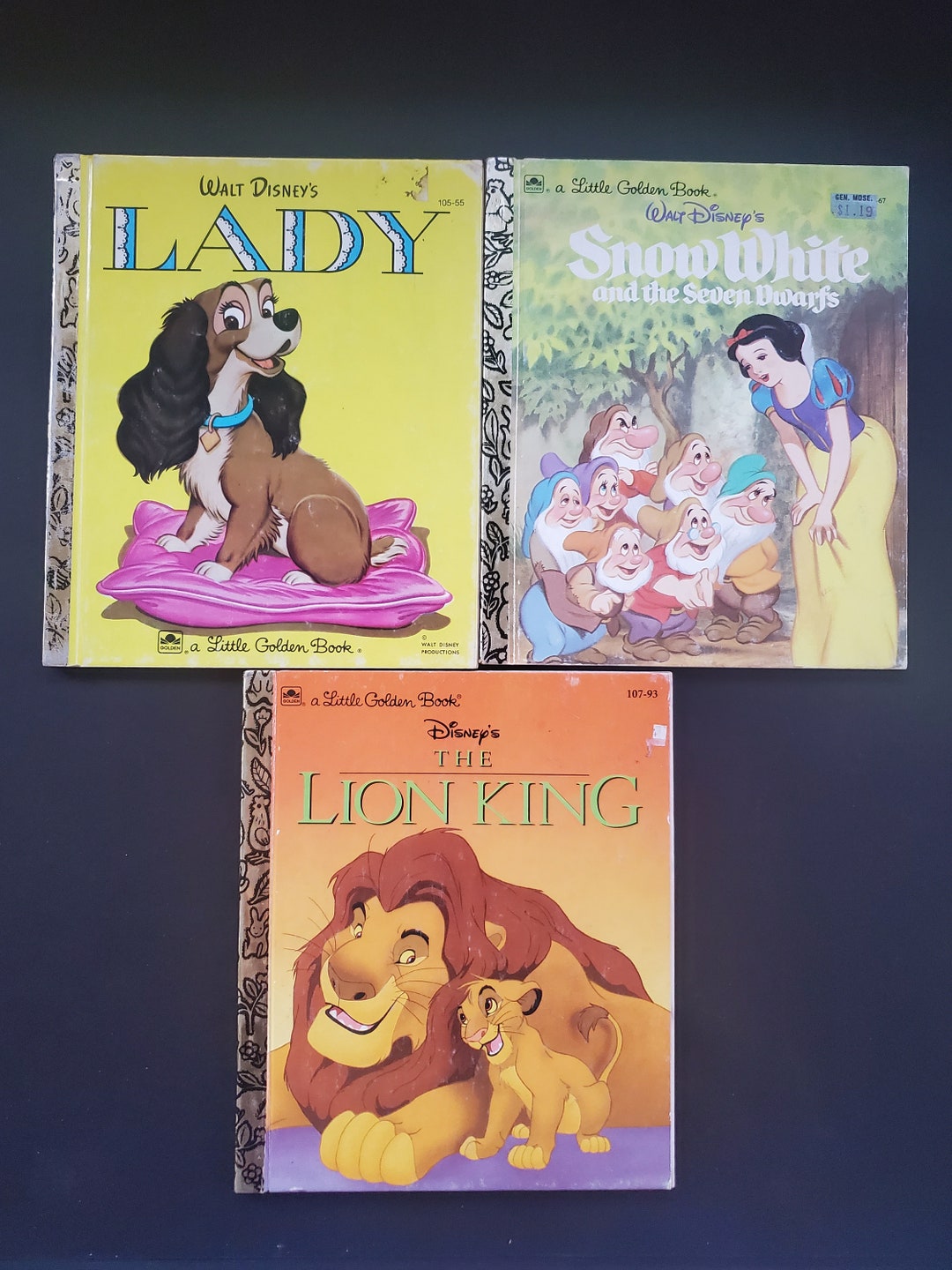 Vintage Disney Little Golden Books - First Editions - Etsy