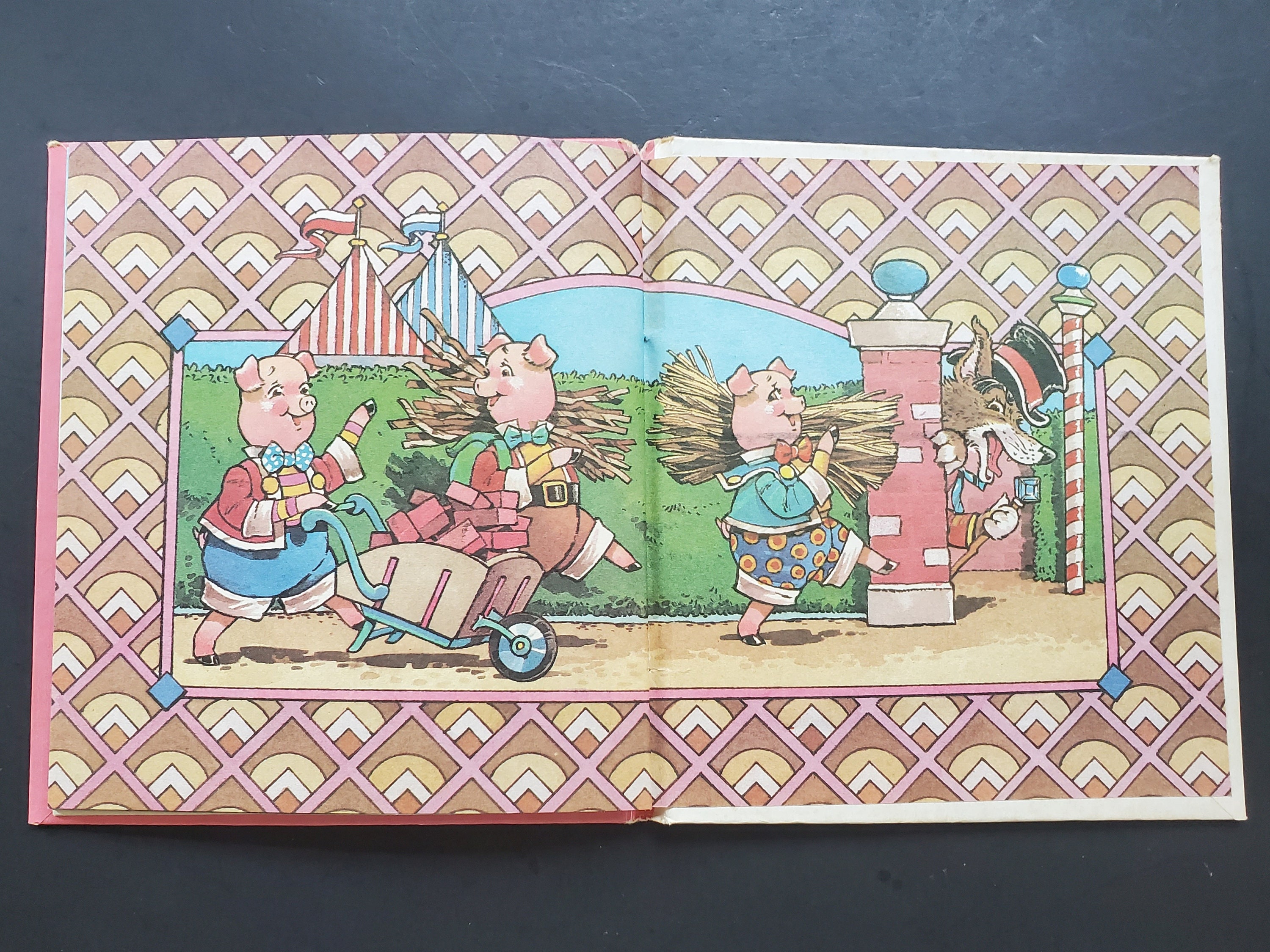 The Three Little Pigs A Golden Tell-a-tale Book 1986 - Etsy