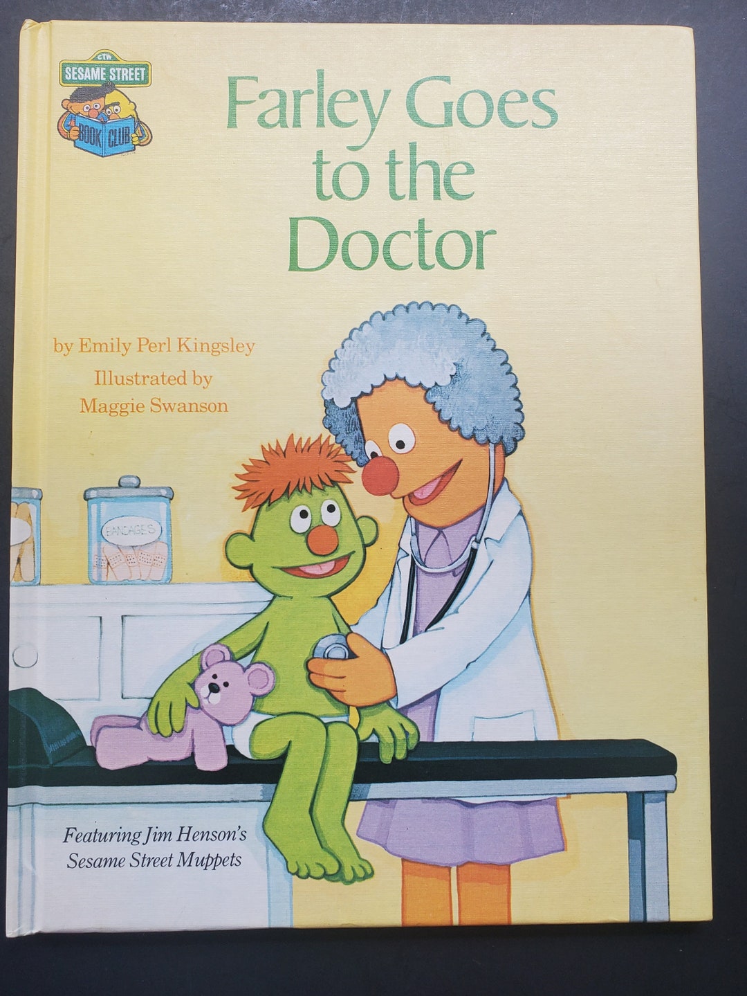 Vintage Sesame Street Book Club Farley Goes to the Doctor by Emily Perl ...