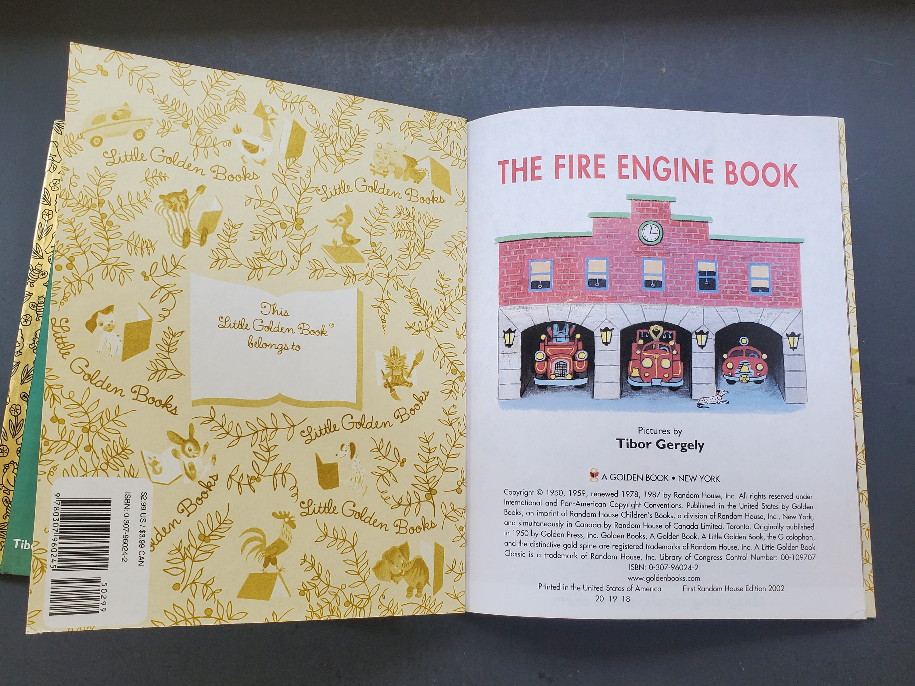 Vintage Little Golden Book Classic the Fire Engine Book - Etsy