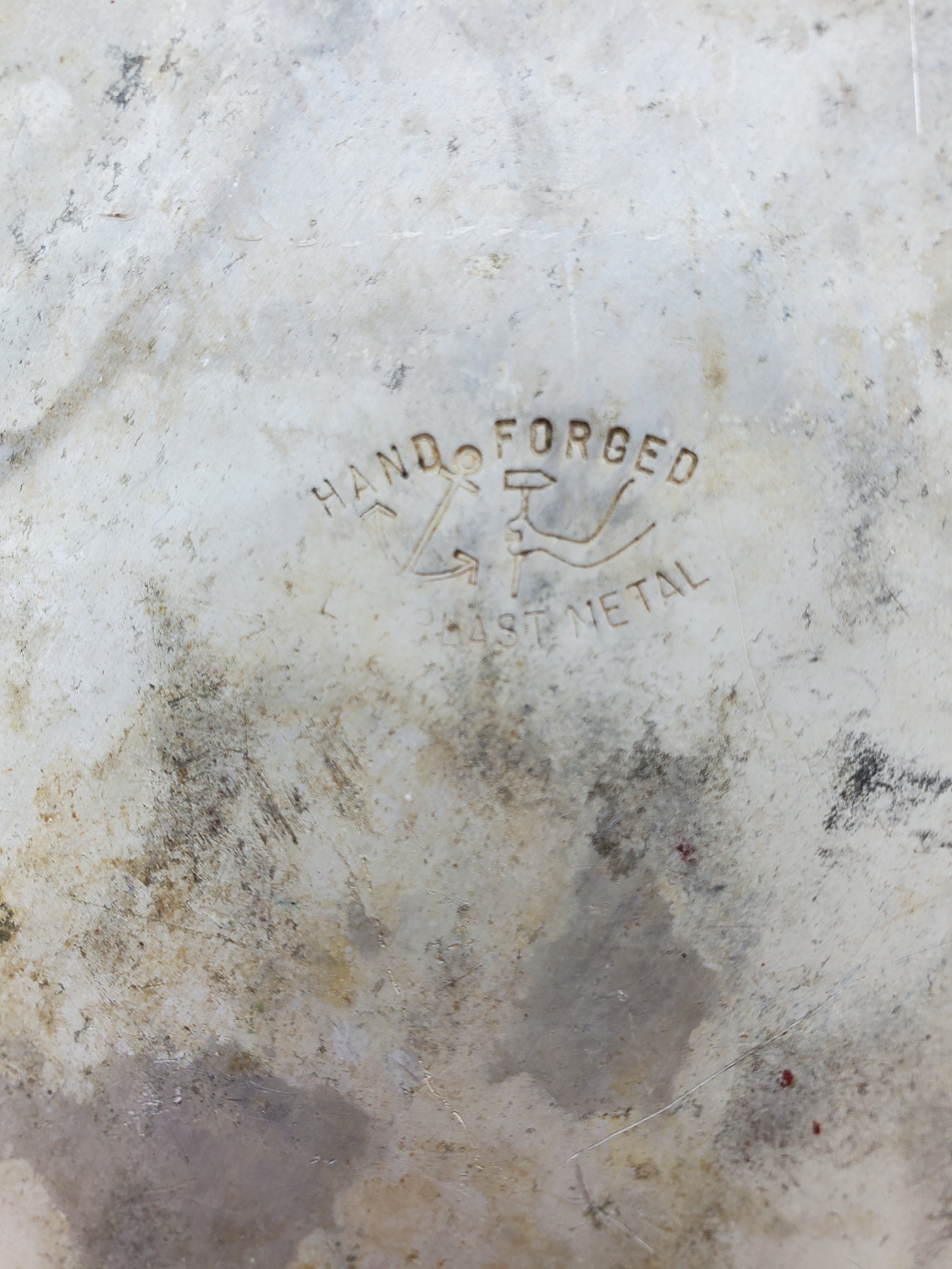 Vintage 1950's Hand Forged Everlast Embossed Aluminum Dish - Etsy