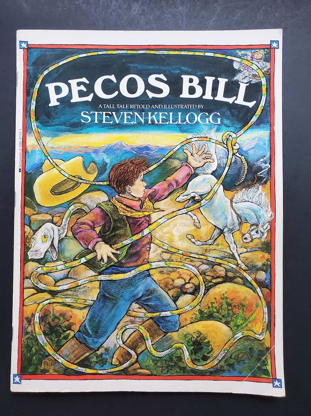 Pecos Bill: A Tall Tale Retold and Illustrated by Steven Kellogg - 1st ...