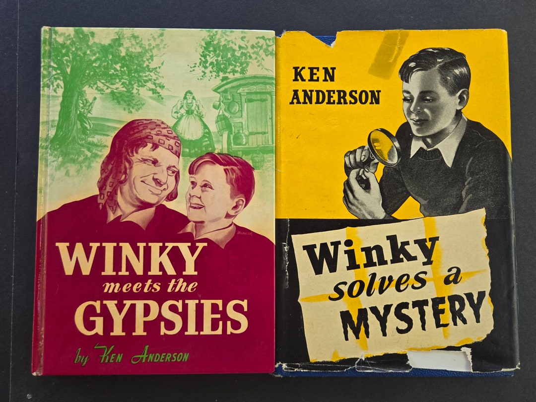 1940s Winky Series Books by Ken Anderson - Winky Meets the Gypsies ...
