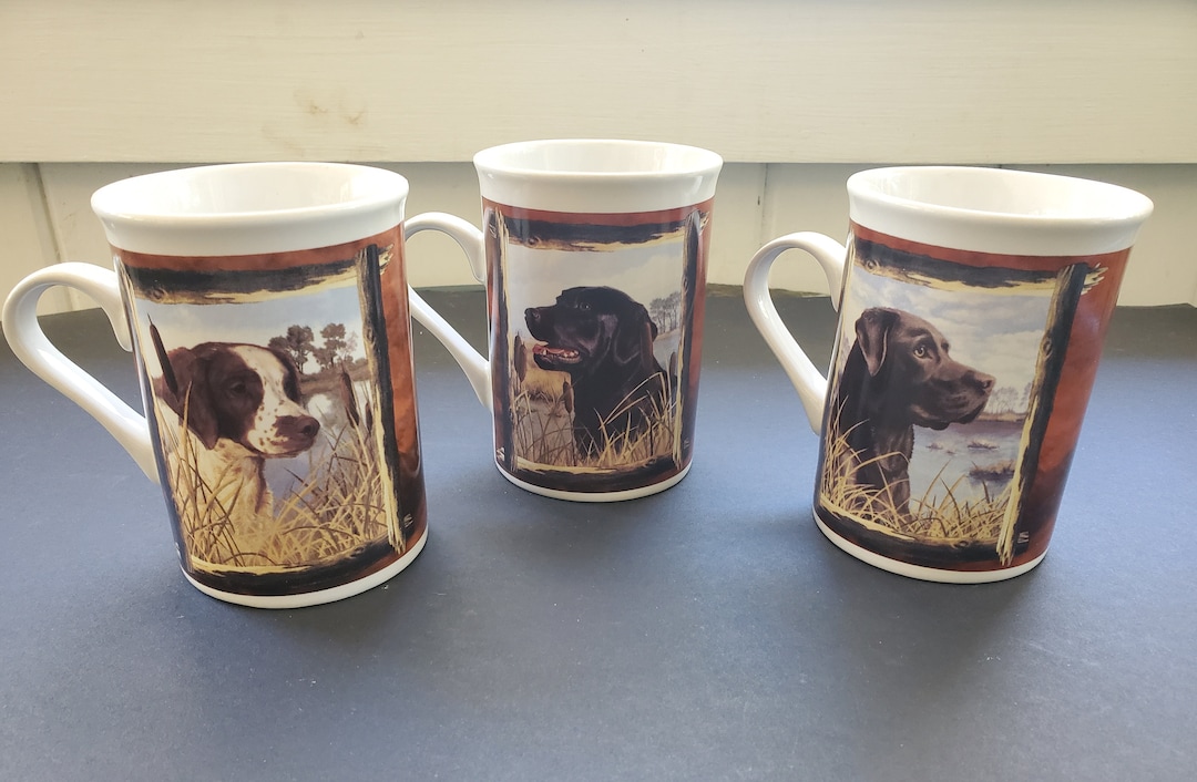Vintage Collectible Designpac Dog Portrait Mugs - Etsy