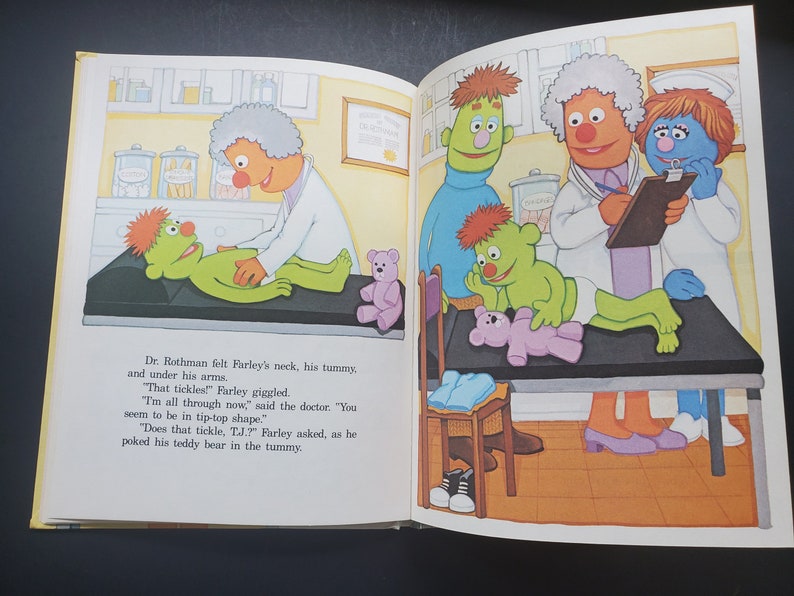 Vintage Sesame Street Book Club Farley Goes to the Doctor by - Etsy