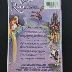 Barbie Rapunzel VHS Tape 2002 - Etsy