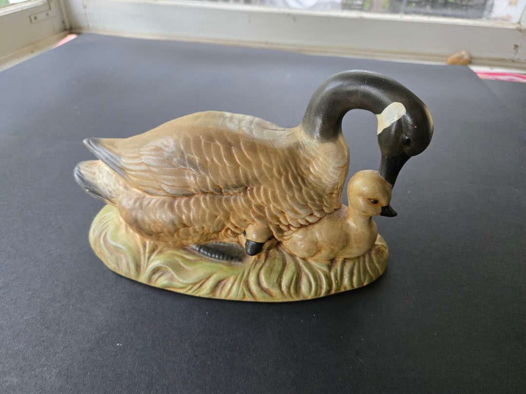 Vintage Ceramic Ducks Figurine - Atlantic Mold - Etsy