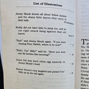 The Adventures of Jimmy Skunk by Thornton Burgess - 1994 Dover Children ...