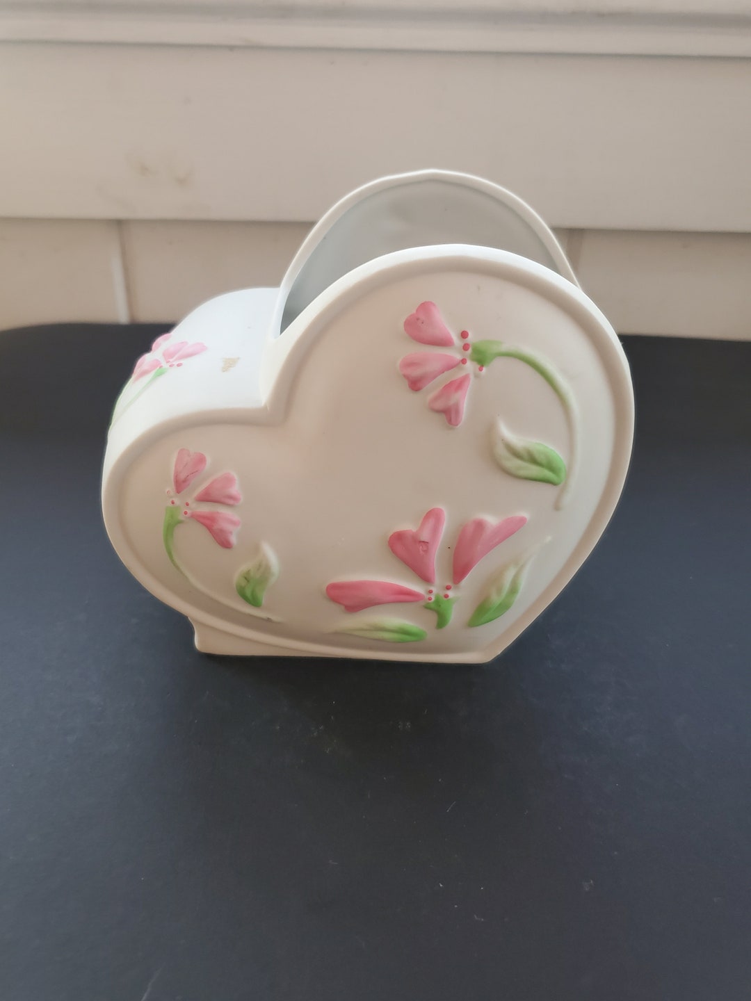 Vintage 1991 FTD Heart-shaped Floral Planter/vase - Etsy