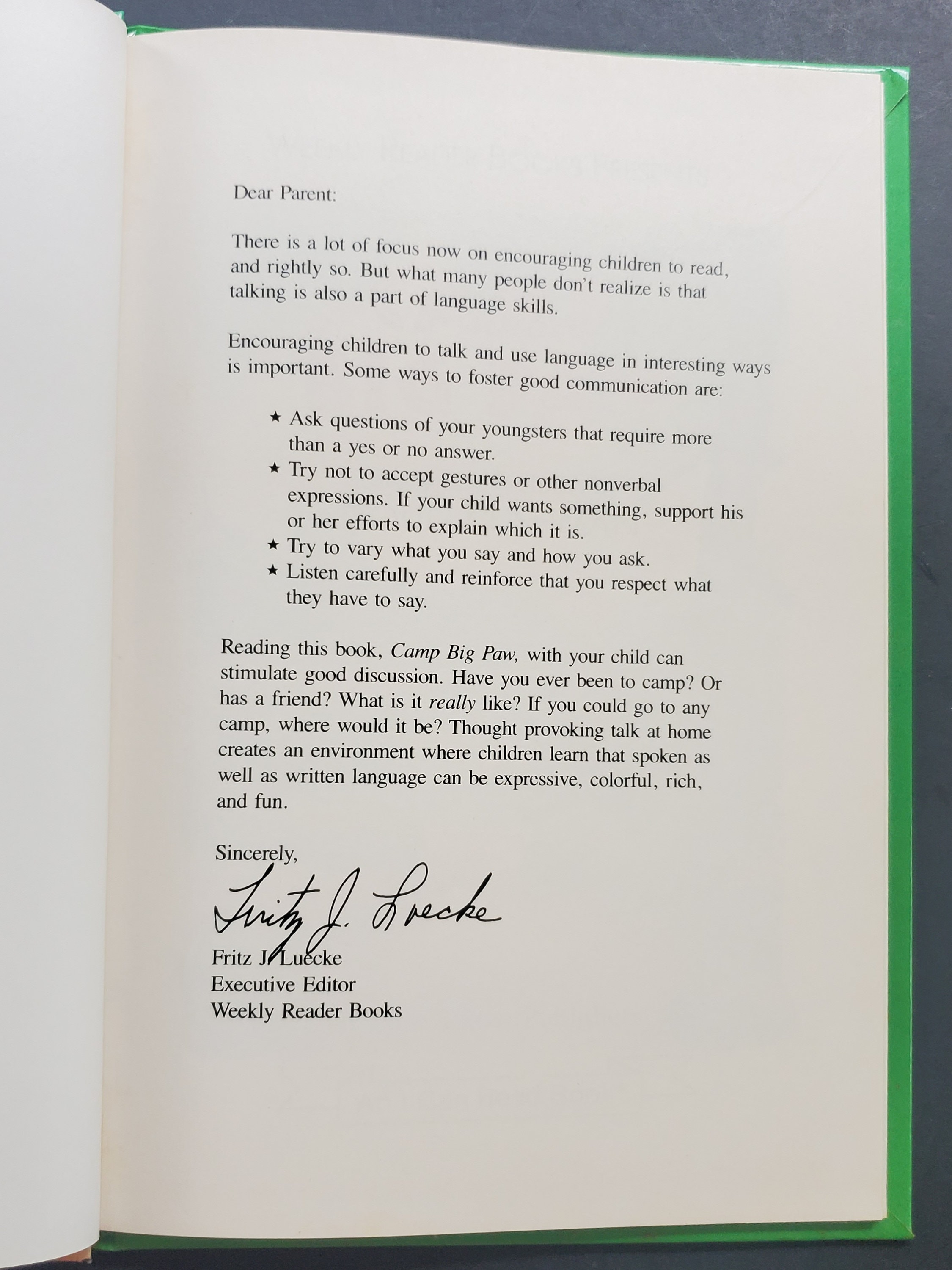 Camp Big Paw Story and Pictured by Doug Cushman an Early I - Etsy