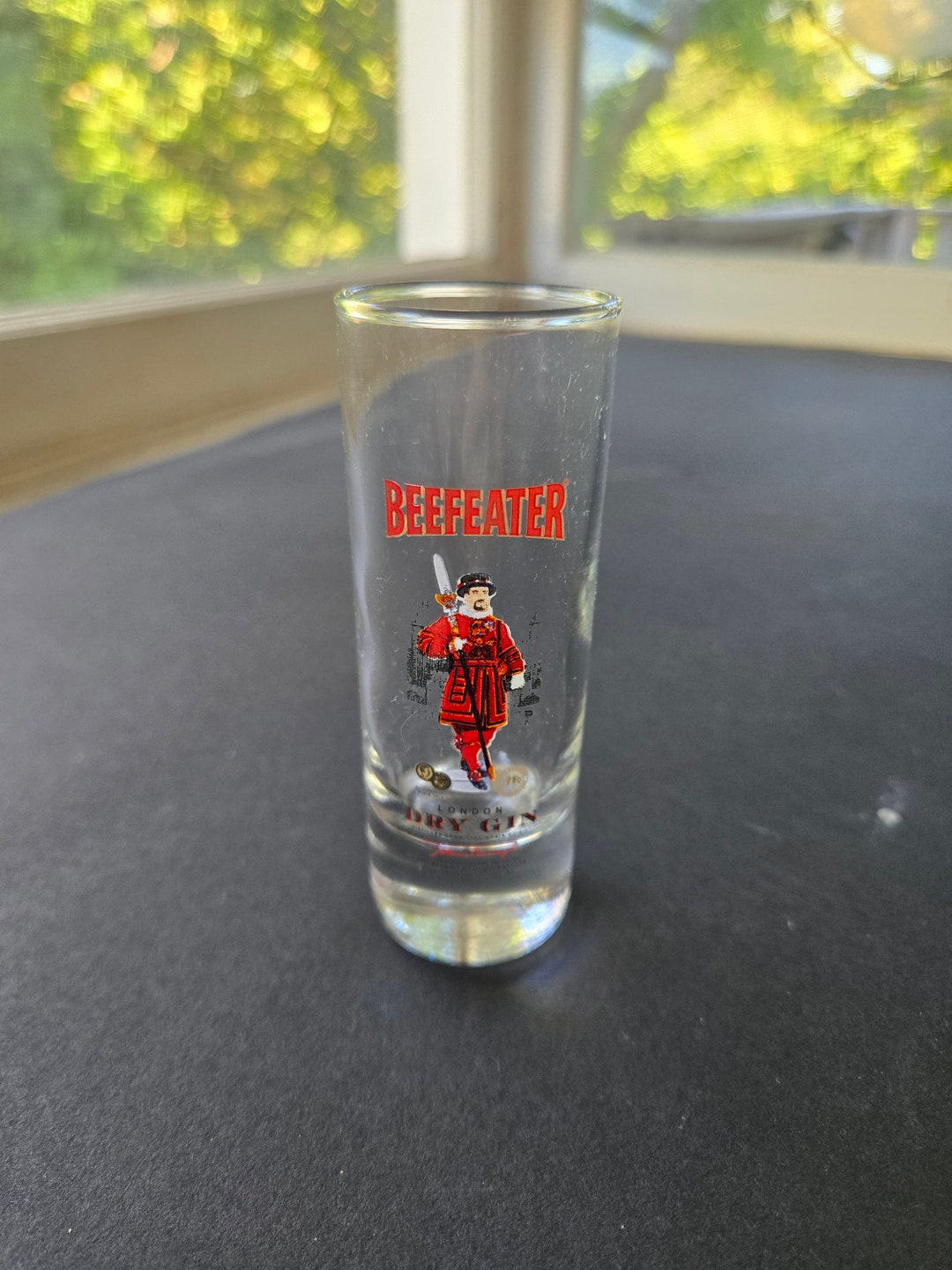 Vintage Beefeater Gin Tall Shot Glass - Etsy