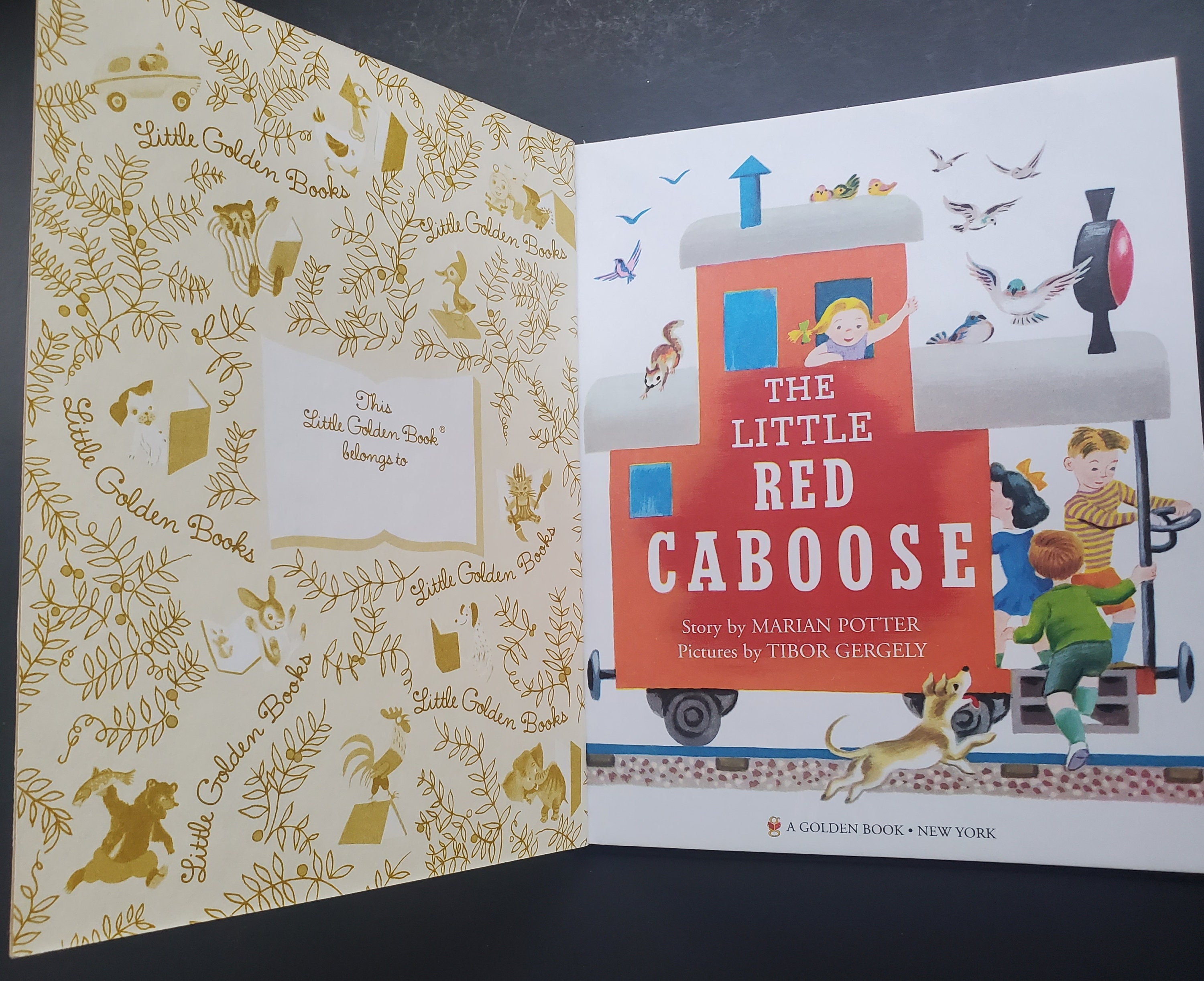 1981 Little Golden Book Classic the Little Red Caboose - Etsy