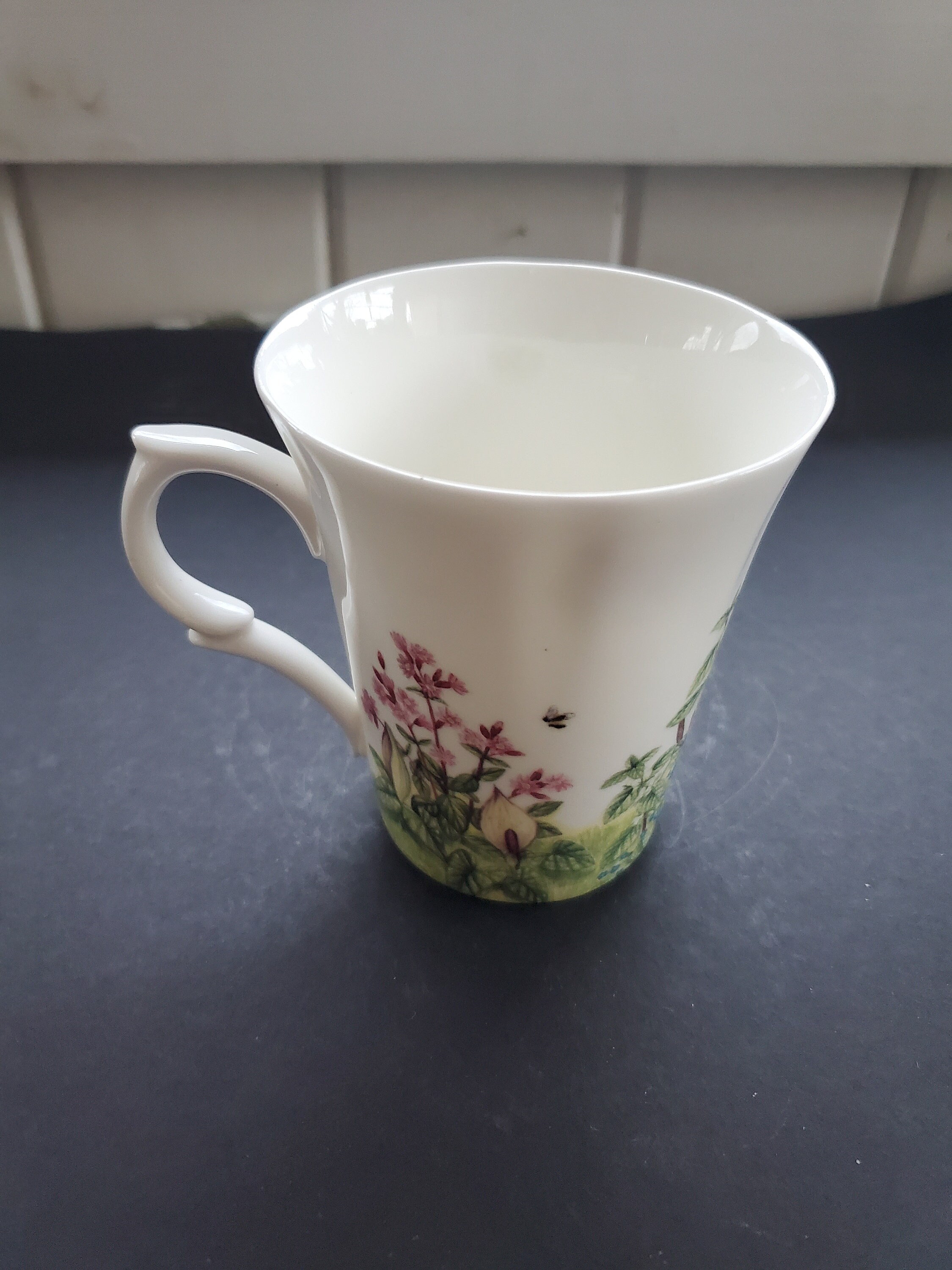 Vintage St. George Floral Bone China Mug Made in England - Etsy