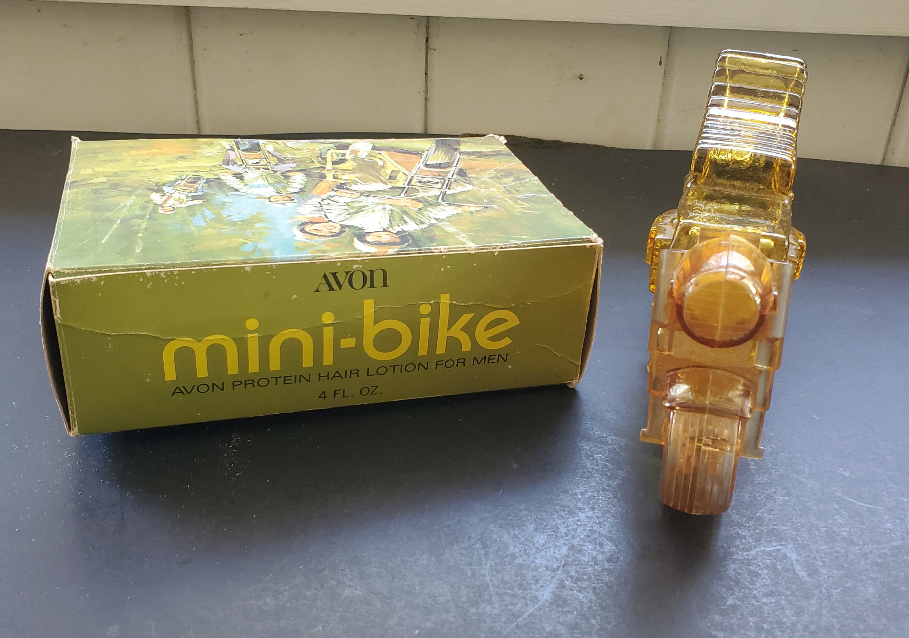 Vintage Avon Mini-bike Protein Hair Lotion for Men Bottle - Etsy