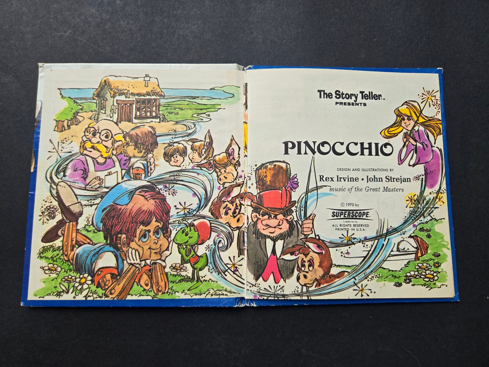 The Storyteller Presents Pinocchio - A Superscope Production 1973 - Etsy