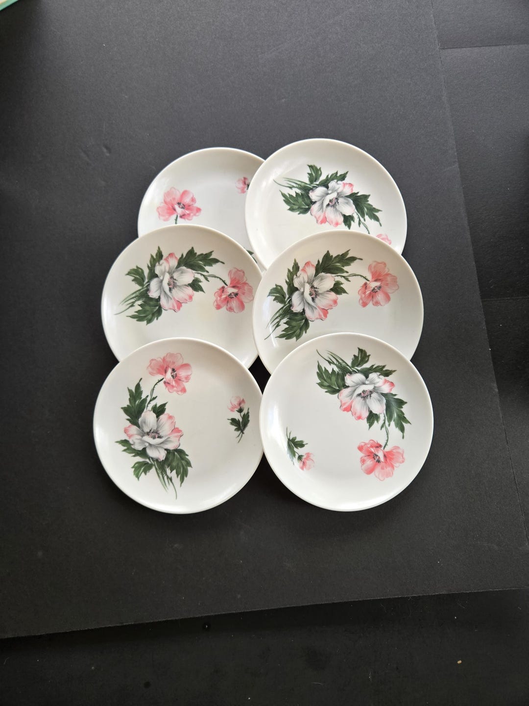 Vintage Melamine Boonton Ware Somerset Dessert Plates - Set of 6 - Etsy