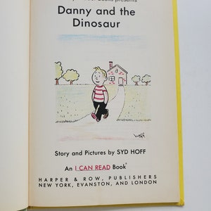 Danny and the Dinosaur by Syd Hoff - 1958 Hardback Edition - Etsy