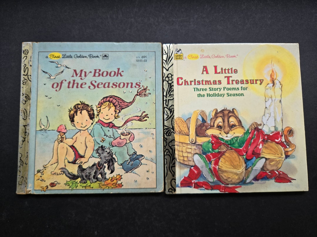 First Little Golden Books - Seasons and Christmas - 1970s and 1980s - Etsy