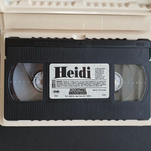 Heidi, La cinta VHS clásica de NBC 1992 Goodtimes Home Video Platinum ...