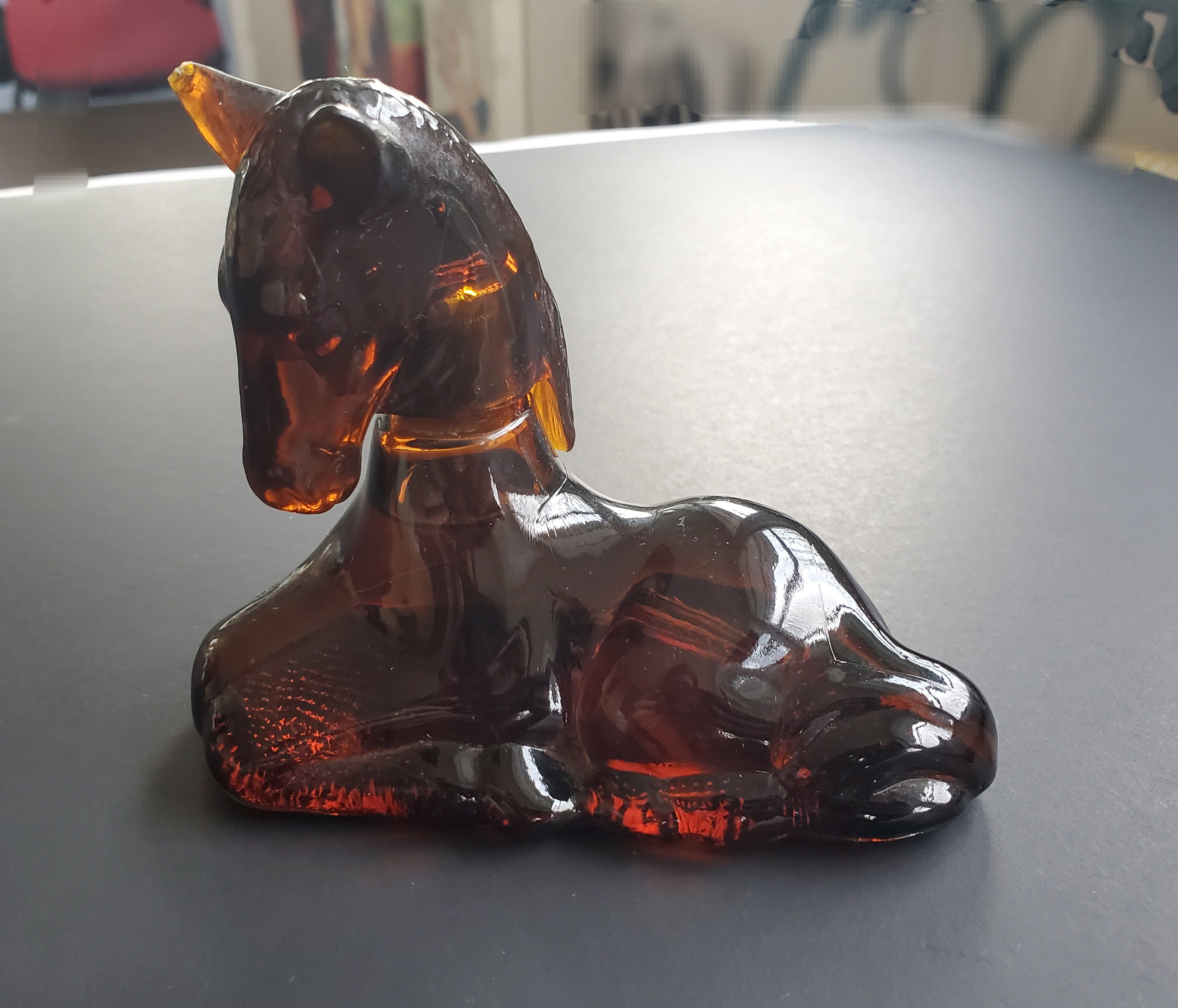 Avon Brown Glass Horse Sun Blossoms Cologne Bottle 1970s - Etsy