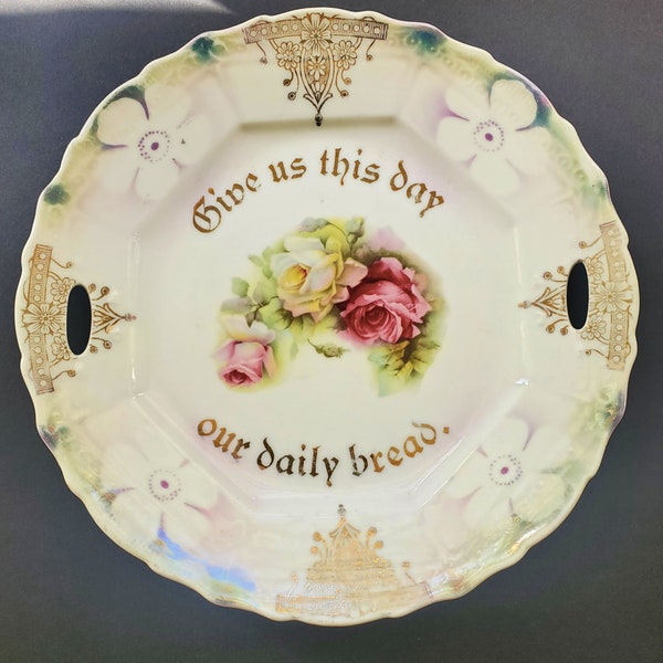 Give Us This Day Our Daily Bread Vintage Plate - Etsy
