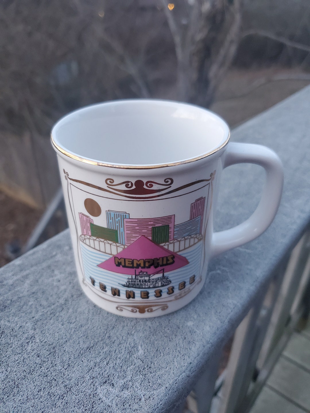 Vintage Memphis, TN Souvenir Mug - Made in Japan - Etsy