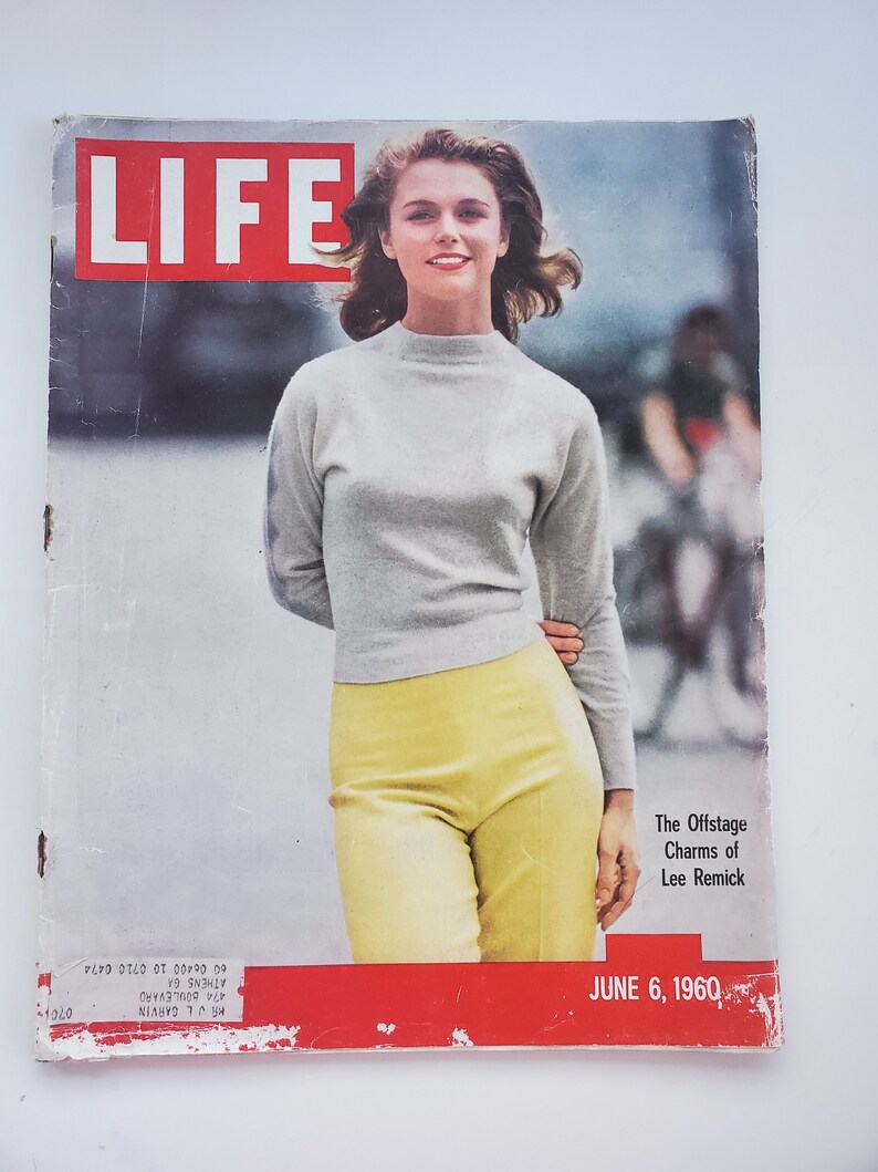 Life Magazine the Offstage Charms of Lee Remick 6/6/1960 - Etsy