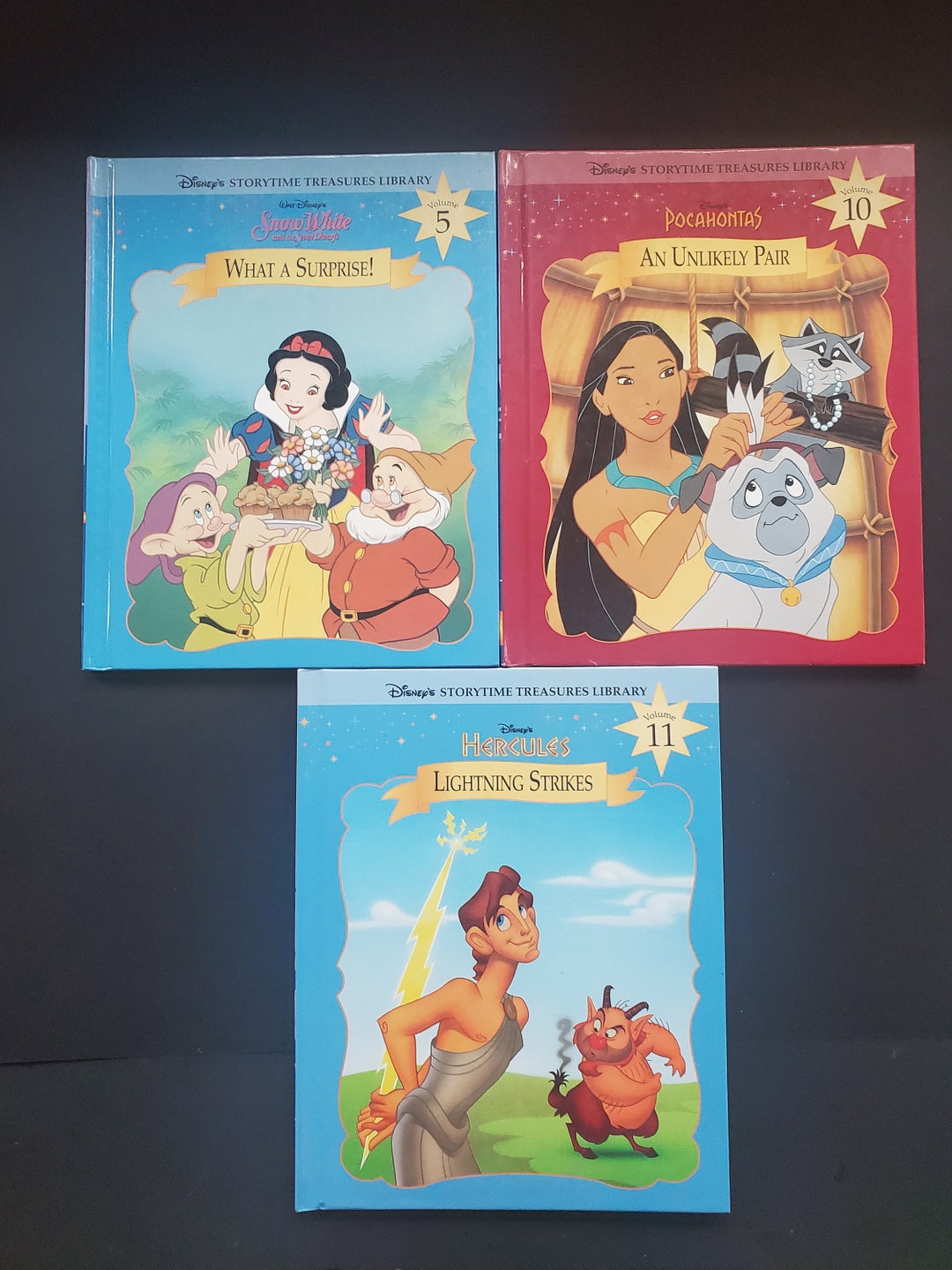 1998 Disney's Storytime Treasures Library Volumes 5, 10 & 11 - Snow ...