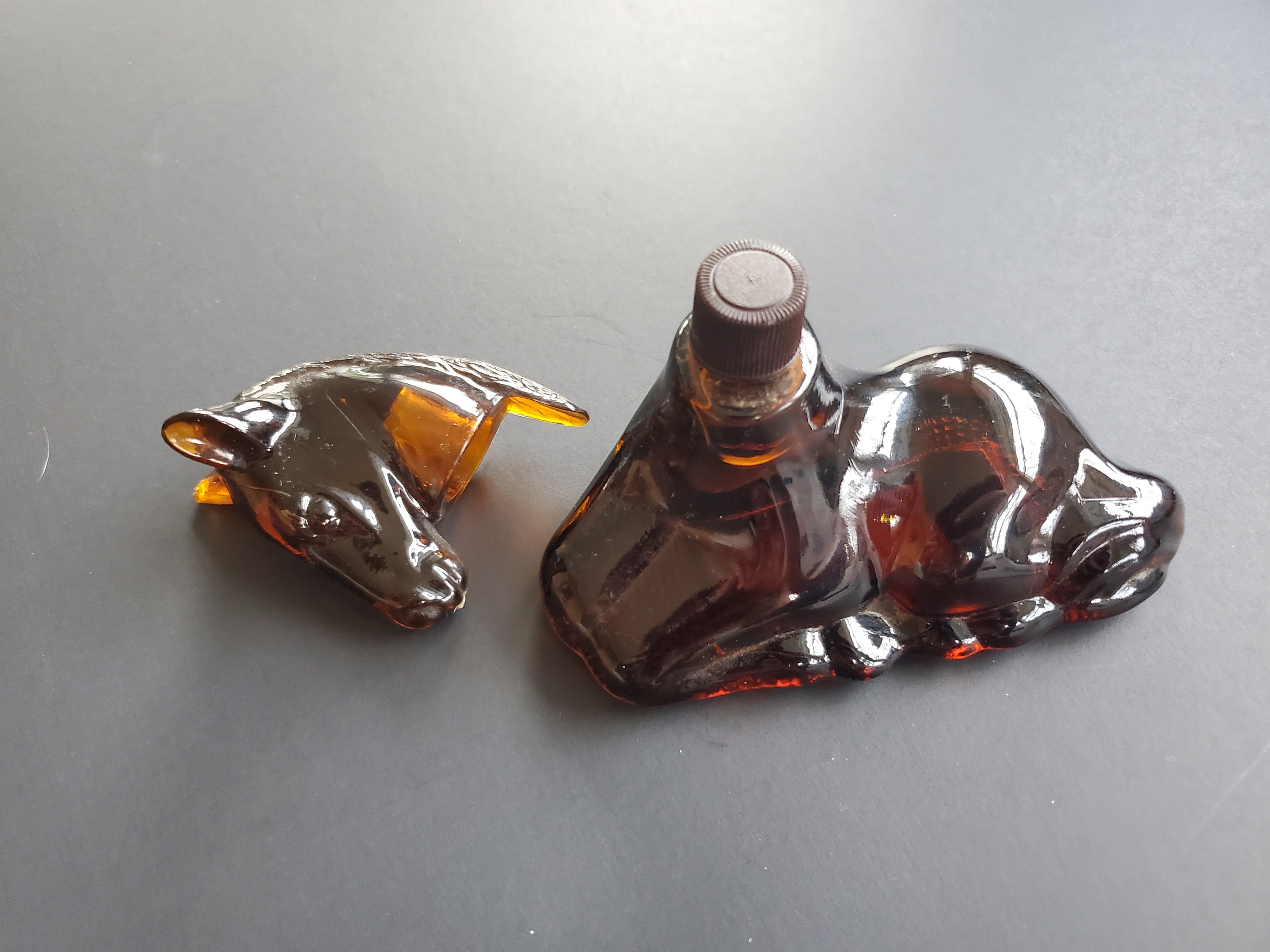 Avon Brown Glass Horse Sun Blossoms Cologne Bottle 1970s - Etsy