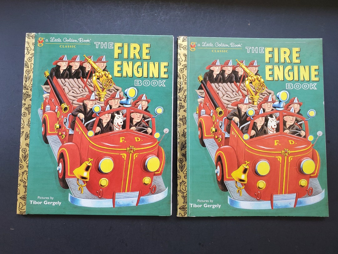 Vintage Little Golden Book Classic - the Fire Engine Book - 1987 - Etsy