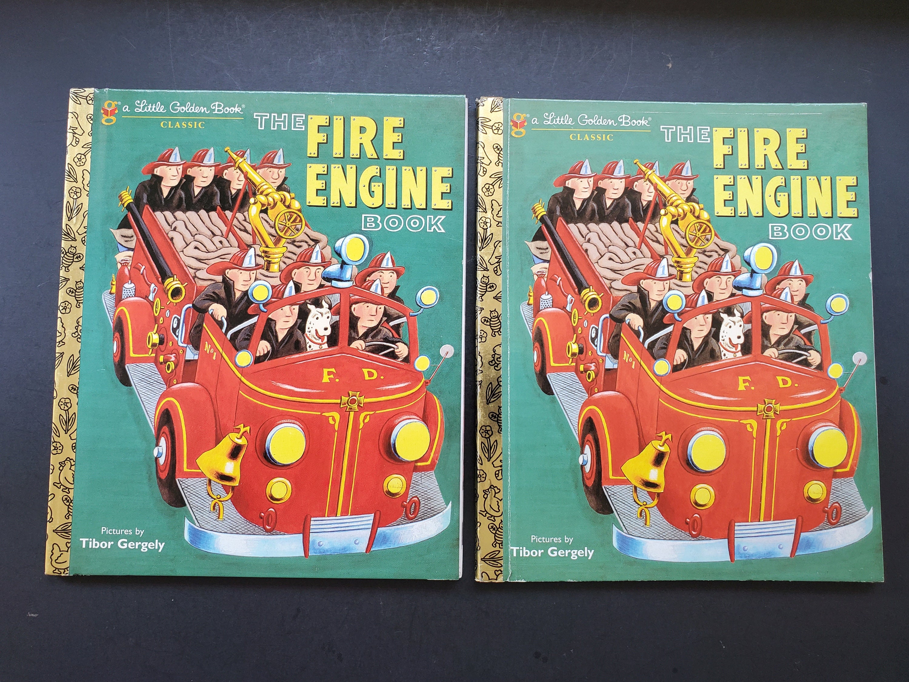 Vintage Little Golden Book Classic the Fire Engine Book - Etsy