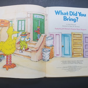 Vintage Sesame Street Book Club - What Did You Bring? by Daisy ...