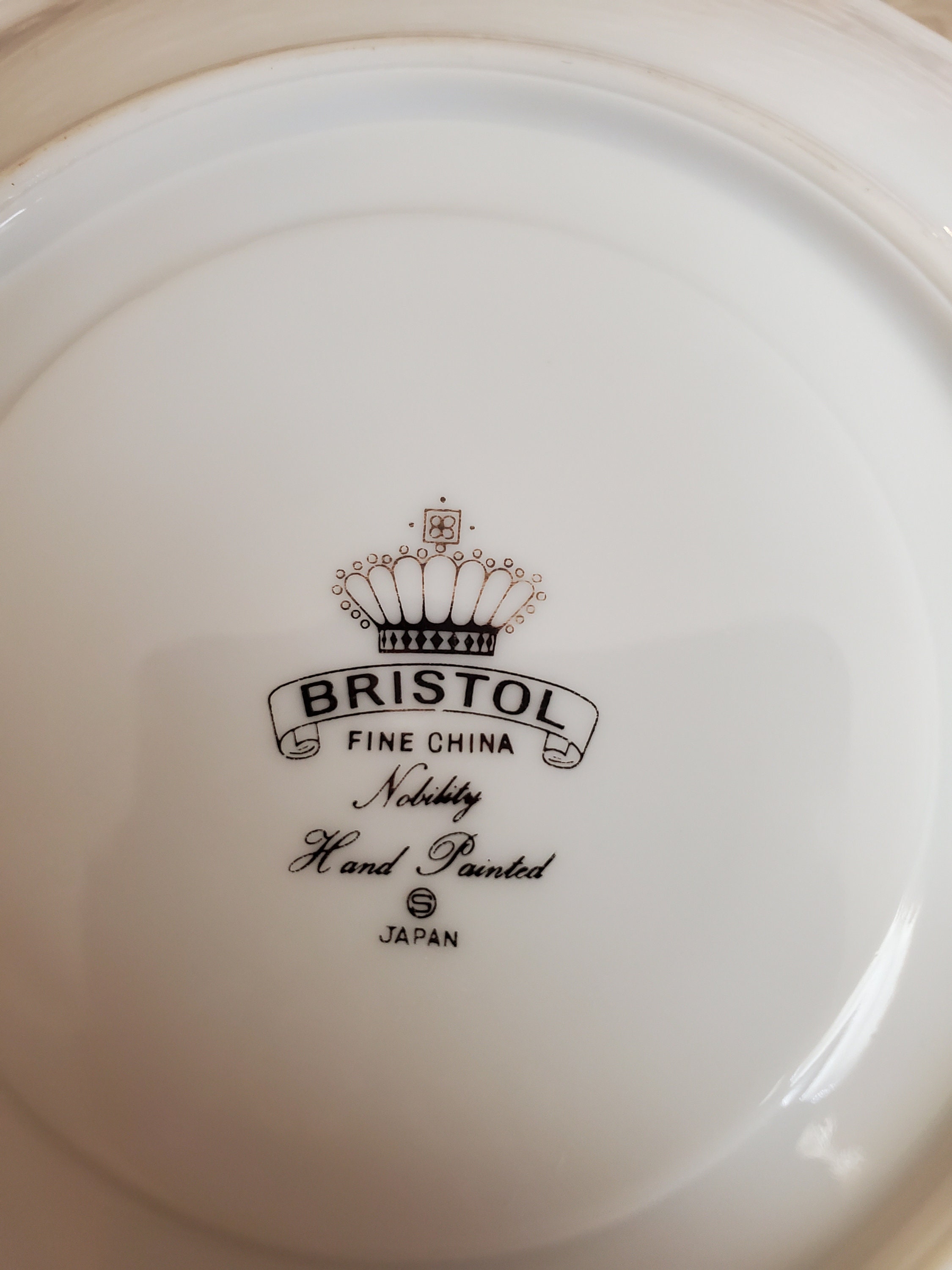 Vintage Bristol Nobility Fine China Made in Japan Set of 6 Saucers - Etsy