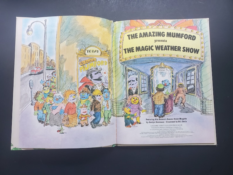 Vintage Sesame Street Book Club the Amazing Mumford Presents - Etsy