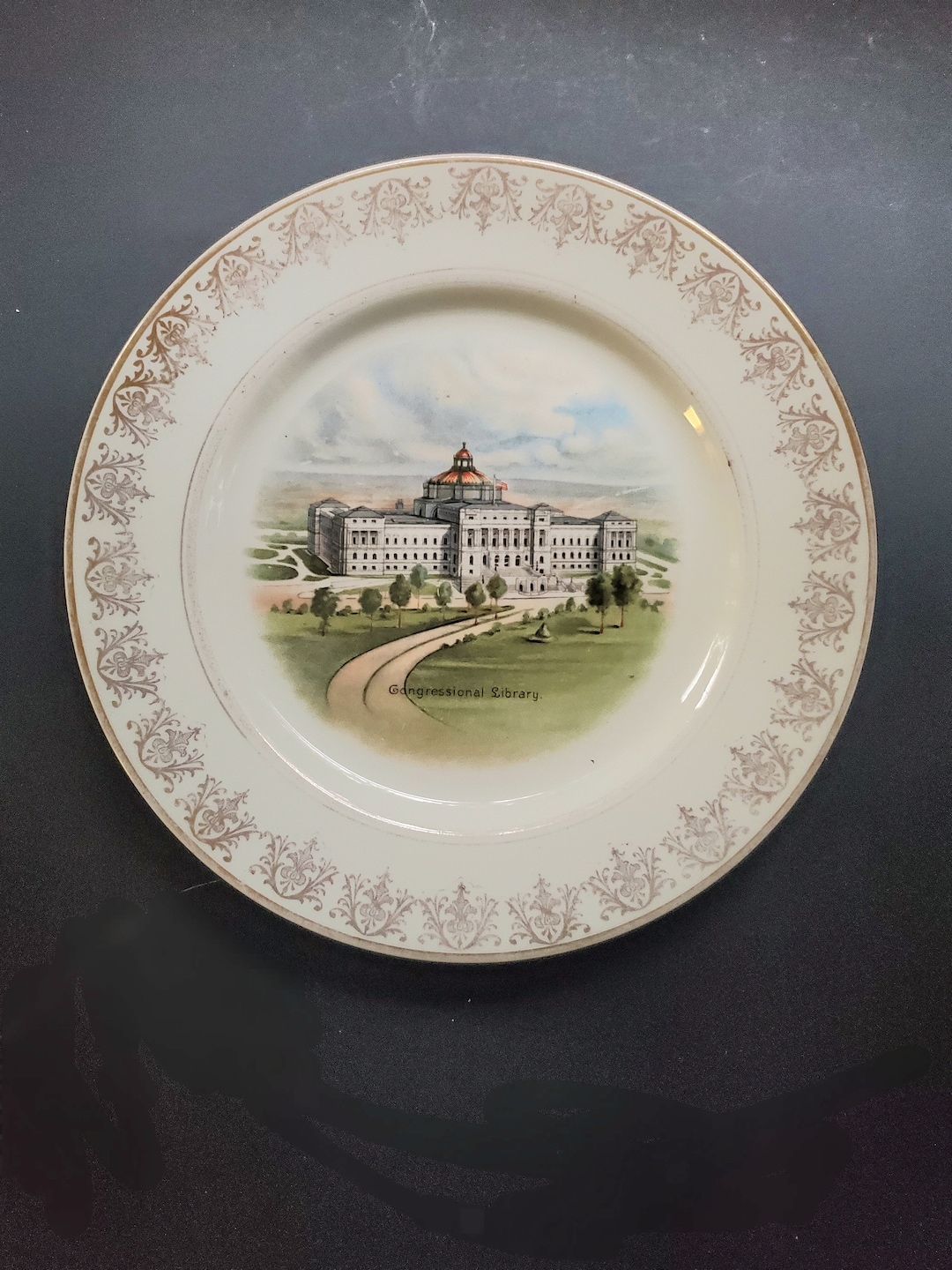 Vintage Collectible Congressional Library Plate From Johnson Brothers ...