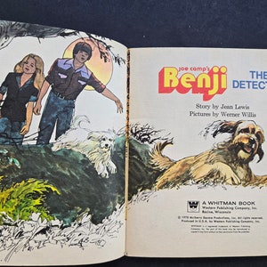 Joe Camp's Benji the Detective by Jean Lewis 1978 Softcover - Etsy