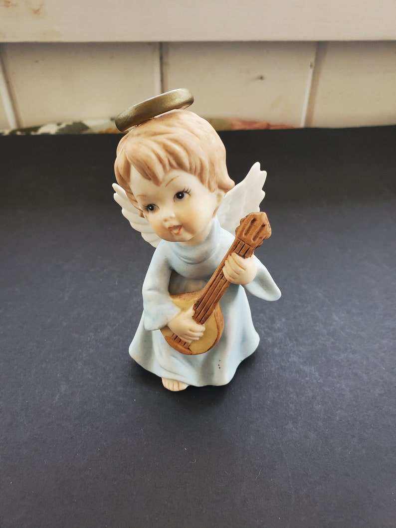 Vintage 1986 Lefton Bisque Porcelain Figurine - the Christopher ...