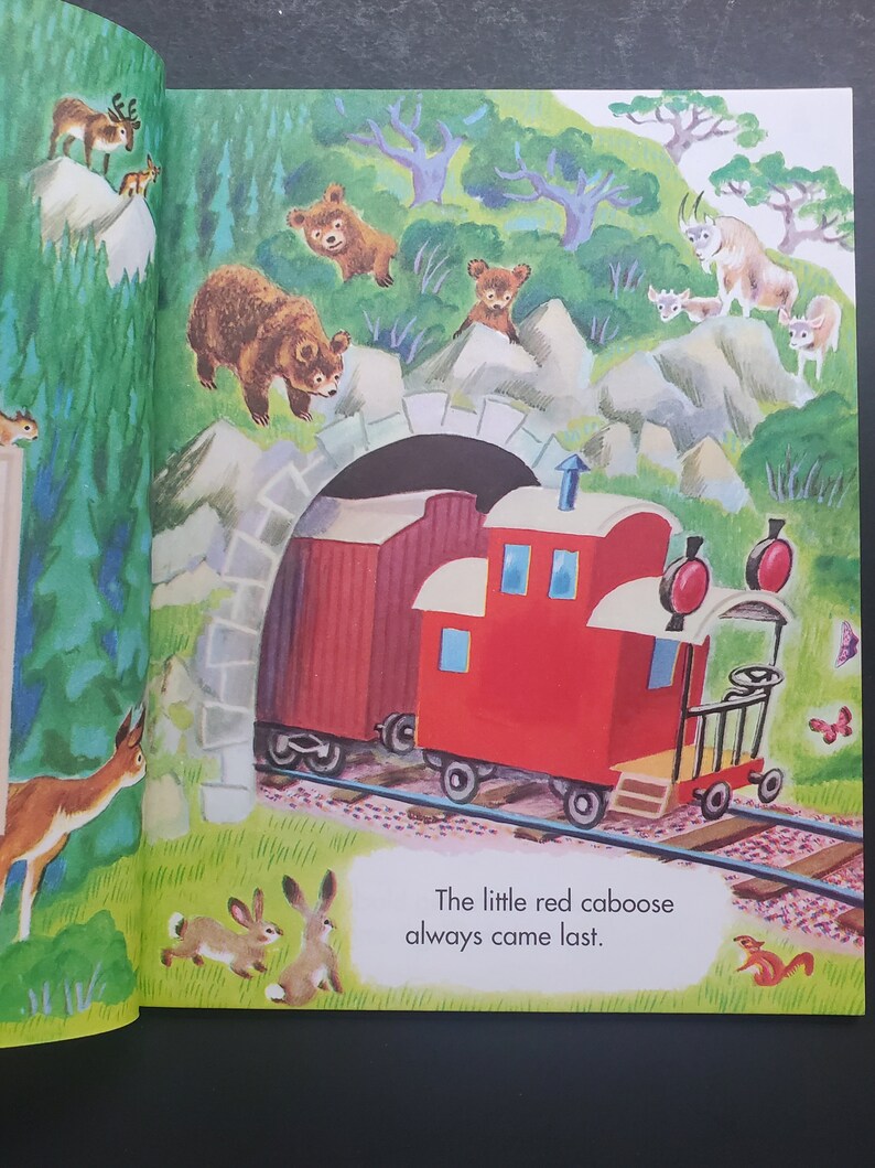 1981 Little Golden Book Classic the Little Red Caboose - Etsy
