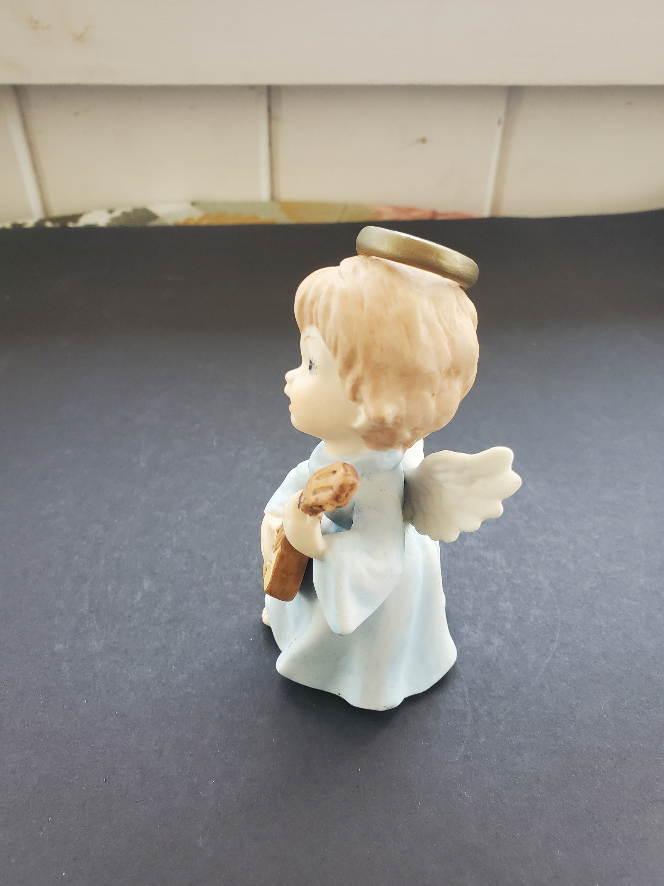 Vintage 1986 Lefton Bisque Porcelain Figurine - the Christopher ...