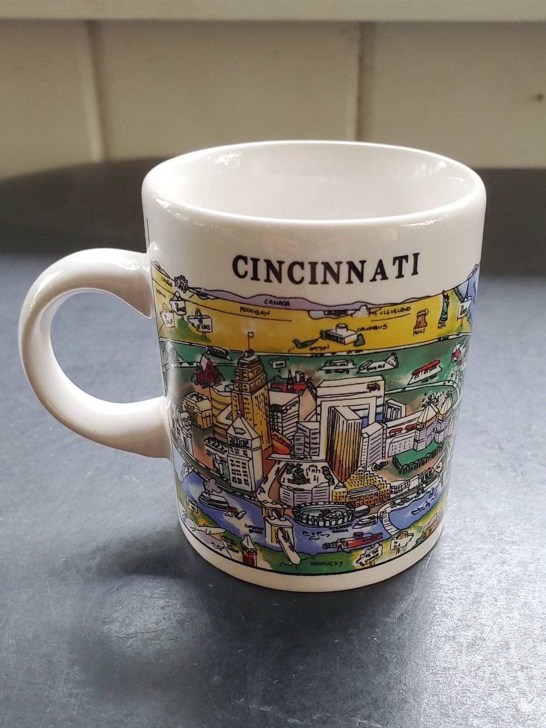 Cincinnati, Ohio A View of the World Small Souvenir Mug - Etsy