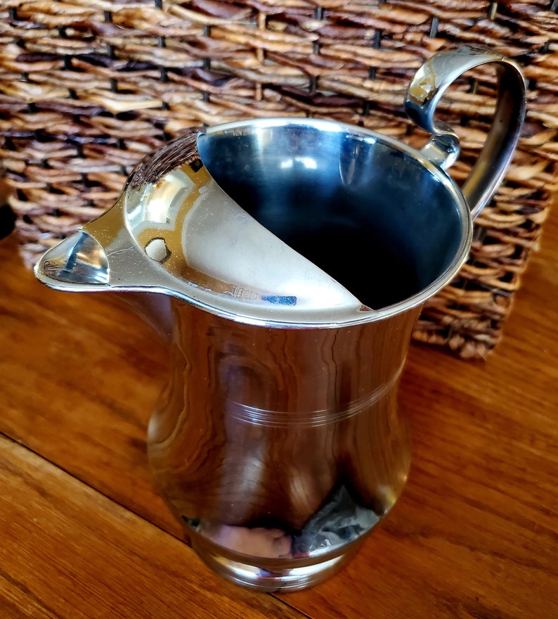 Vintage 1940's Farberware Art Deco Chrome Pitcher - Etsy